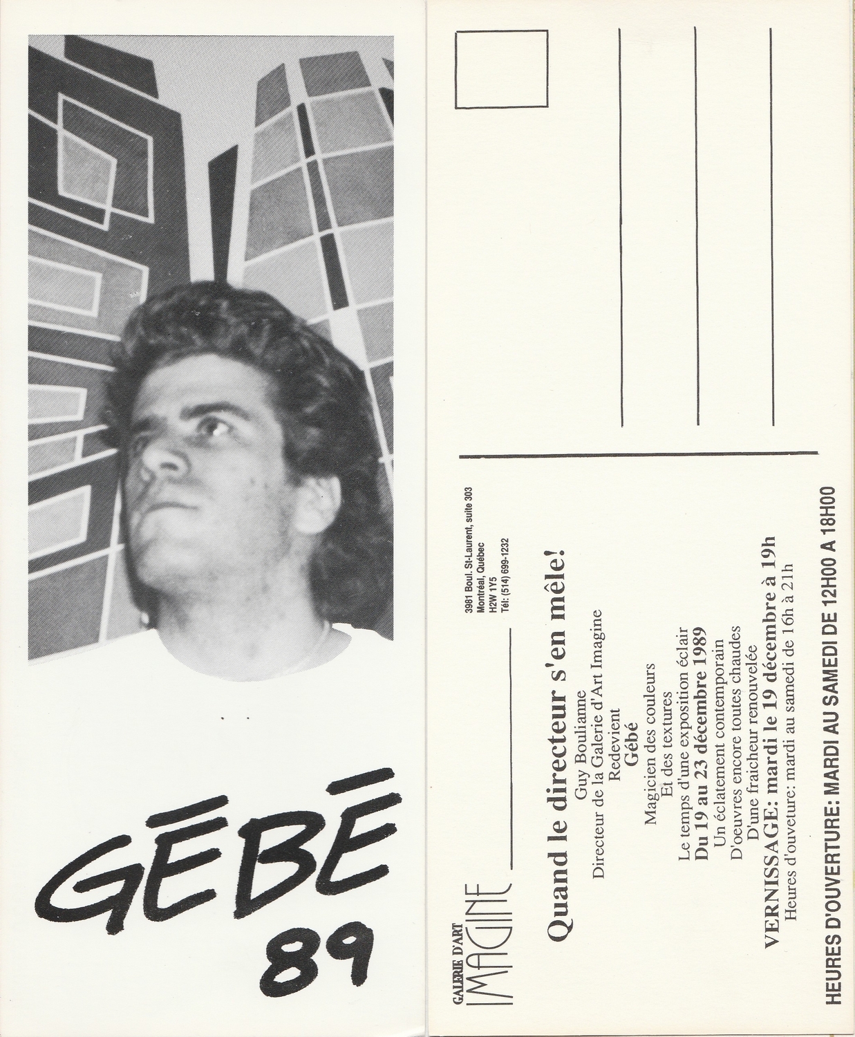 Après 40 ans d’absence, je ferai un retour dans les arts visuels avec ...